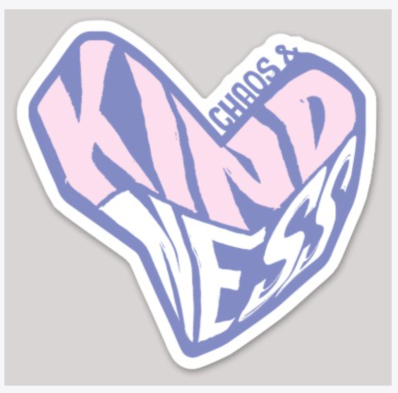 CYCLONE HEART STICKER – Chaos & Kindness